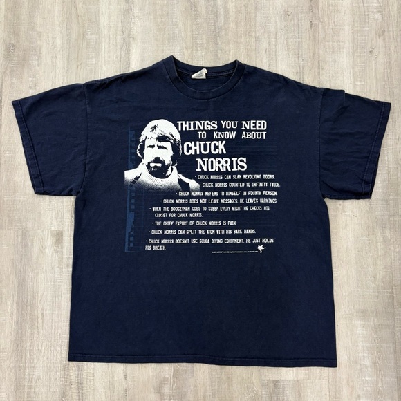Hanes | Shirts | Vintage Chuck Norris Tshirt | Poshmark
